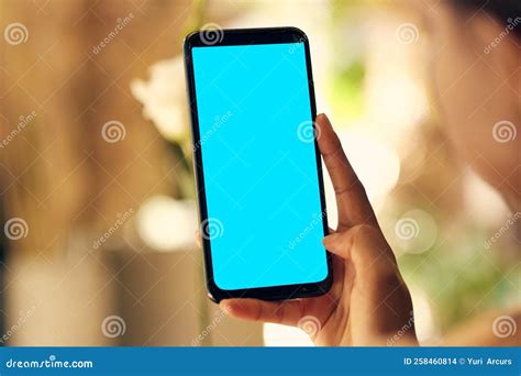 Green Screen Phone Mockup And Hands On Mobile App For Advertising