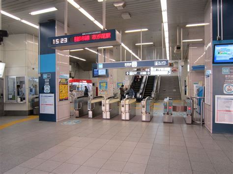 行徳駅 改札画像 net