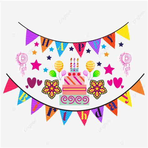 생일 축하 카드 디자인 벡터 일러스트 레이 션 생일 축하 해요 생일 축하 레드 타이포그래피 생일 축하해 타이포그래피 Png