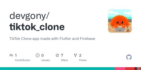 Github Devgonytiktokclone Tiktok Clone App Made With Flutter And