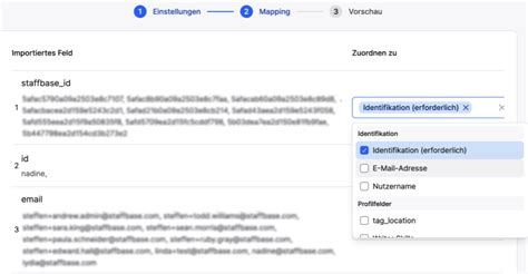 Csv Import Konfigurieren Staffbase Support Portal