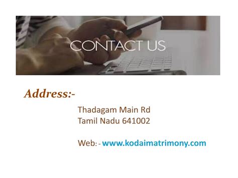 Mudaliyar Matrimony Ppt