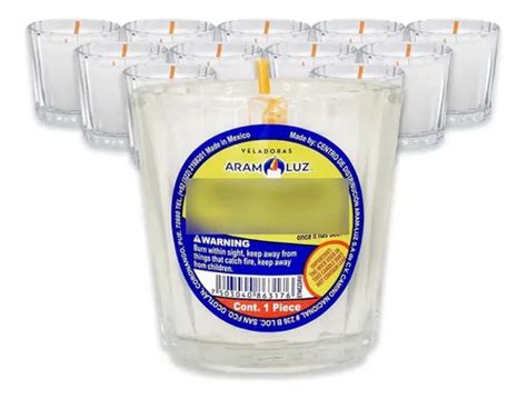 Veladora Aramluz Mezcalero Vaso De Vidrio 12 Pz Mercadolibre