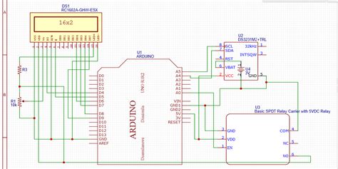 Help With A Circuit Ds3231 Lcd1602a And Relay Arduino Uno General