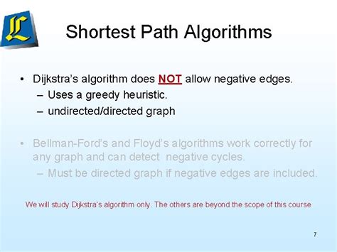 Shortest Paths Weighted Graphs In A Weighted Graph