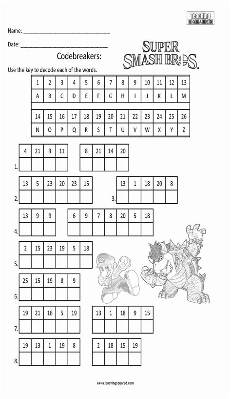 Code Breaker Worksheet Elegant Code Breaker Alphabet Worksheet Free Esl Printable Simple