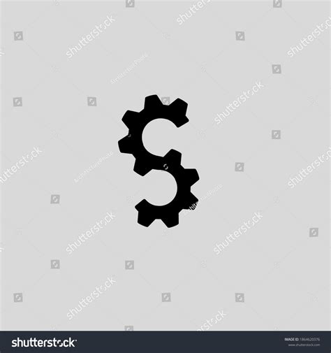 Cogs Form Letter S Shape Letter Stock Vector Royalty Free 1864620376