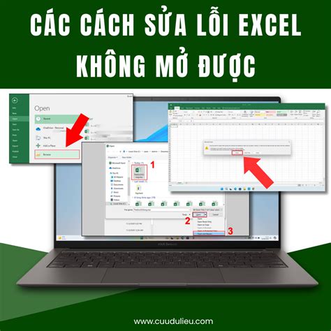 Cách Sửa Lỗi File Excel Không Mở Được Trên Mọi Thiết Bị Năm 2025