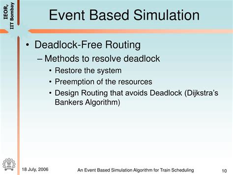 Ppt An Event Based Simulation Algorithm For Train Scheduling Powerpoint Presentation Id