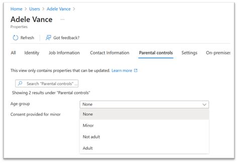 elevating user management with age group and consent provided fields in