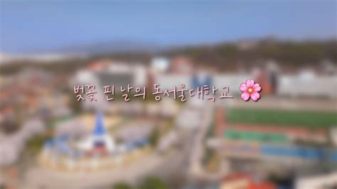 꽃이 진 아쉬움을 달래는 동서울대의 봄 Youtube