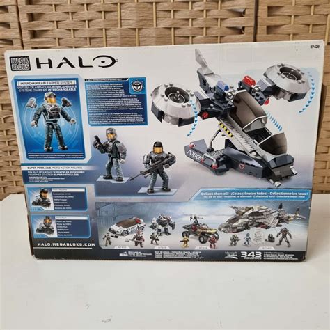 Bnwt Mega Bloks Halo Police Air Support Hornet 97429s New With Tags