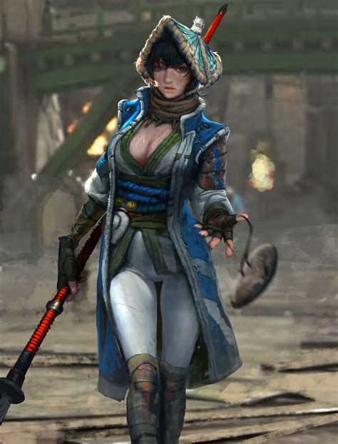 Artstation For Honor Nobushi Fanart