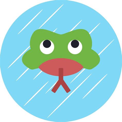 Snake Flat Blue Circle Icon 42861044 Vector Art At Vecteezy