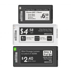 Electronic Shelf Labels ESL I3 Series Wedderburn NZ