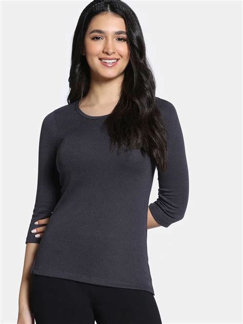 Buy Zivame Ribbed Thermal Spaghetti Top Thermal Tops For Women