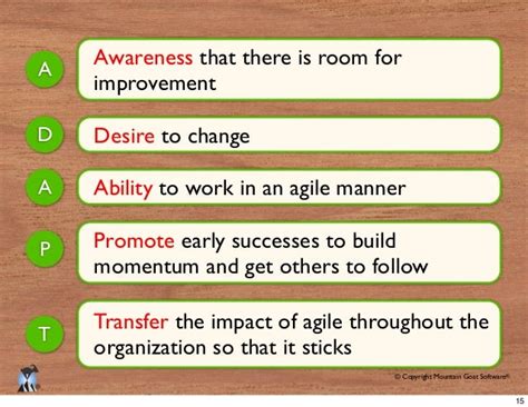 adapting to agile development