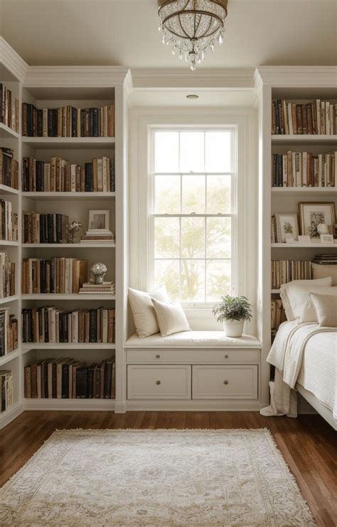 Get InspiredExplore Stunning Minimalist Bedroom Bookshelf Setups In Home Interior Design