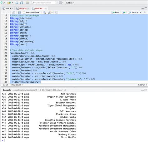 Generating R Code To Make It Reproducible Even Outside Of Exploratory
