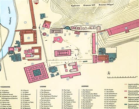 Olympia Greece Map Map Of Olympia Greece Southern Europe Europe