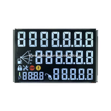 Buy Wholesale China Universal Custom Va Lcd Segment High Resolution 10 Year Lifetime Speedometer