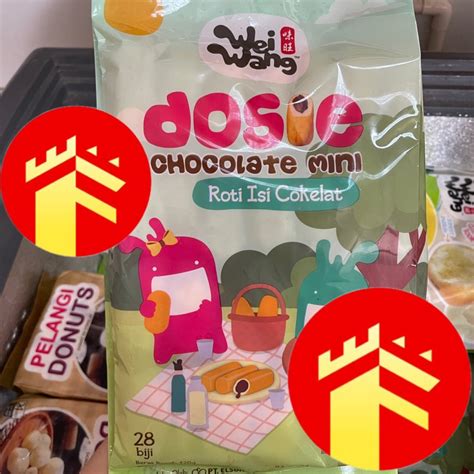 Jual Weiwang Dosie Mini Coklat 28 Pcs Wei Wang Roti Isi Coklat Mini 28 Pcs Dosie Chocolate Mini