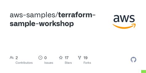 Github Aws Samplesterraform Sample Workshop