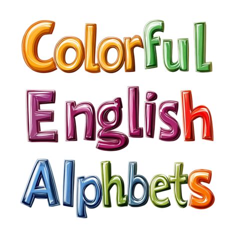 Letras De Colores Png Para Descargar Gratis