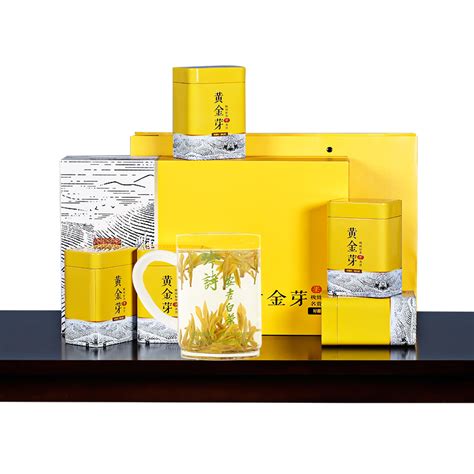 黄金芽茶叶2023新茶礼盒装250g明前特级高山白茶绿茶（赠送礼盒）虎窝淘