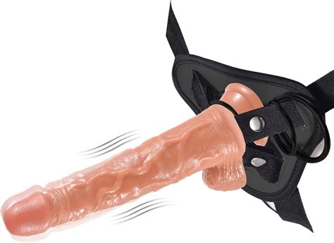 Amazon Com Bullet Vibrating Strap On Dildo Wearable Harness G Spot Stimulator Vagina Massager