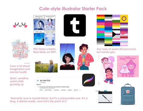 Tumblr Cute Style Illustrator Starterpack R Starterpacks Starter