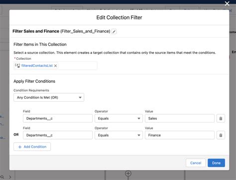 Using Collection Filter To Filter In Multi Select Picklist Salesforce
