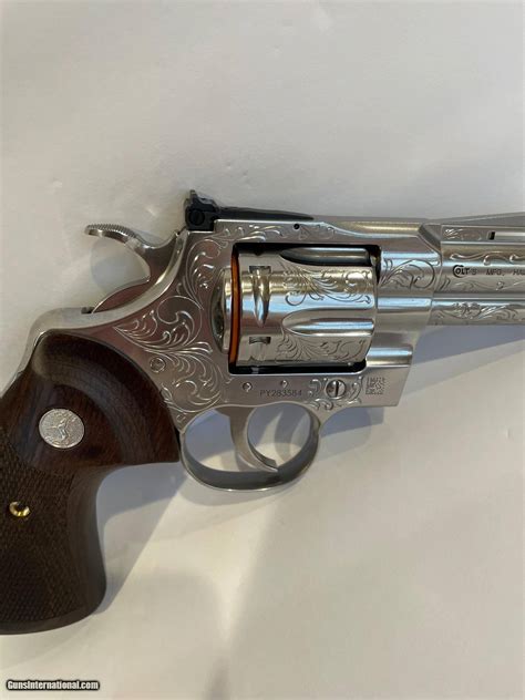 COLT PYTHON SP WTS INCH CUSTOM HAND ENGRAVED