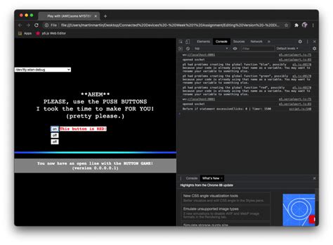Week 1 Push Buttons Arduino P5 Serial Control And Bunch Of Browser