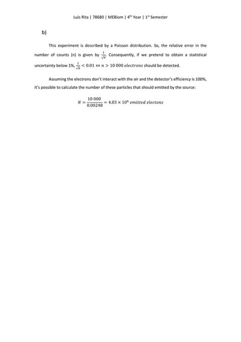 Radiation Physics Laboratory Complementary Exercise Set Pdf