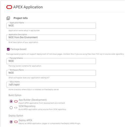 Flexdeploy Loves Apex Source Application From Development Environment