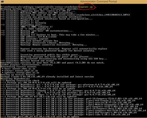 Weblogic 1213 On Centos Vagrant