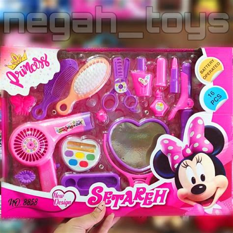 خرید و قیمت اسباب بازی دخترانه پک لوازم آرایشی بزرگ باطری خور ستاره از غرفه عروسک و اسباب بازی