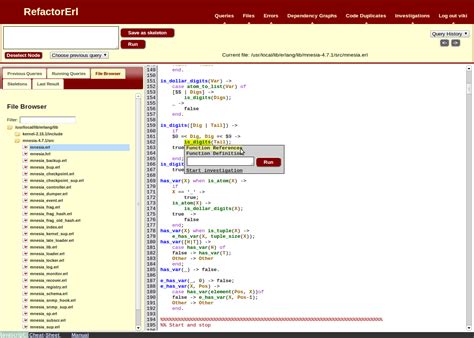 refactorerl refactoring erlang programs