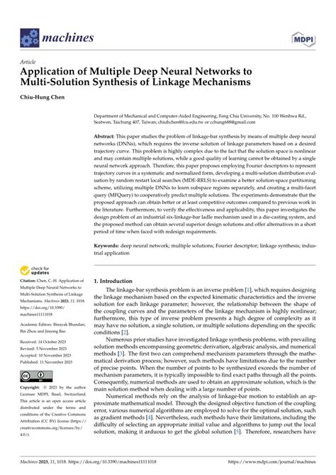 Pdf Application Of Multiple Deep Neural Networks To Multi Solution