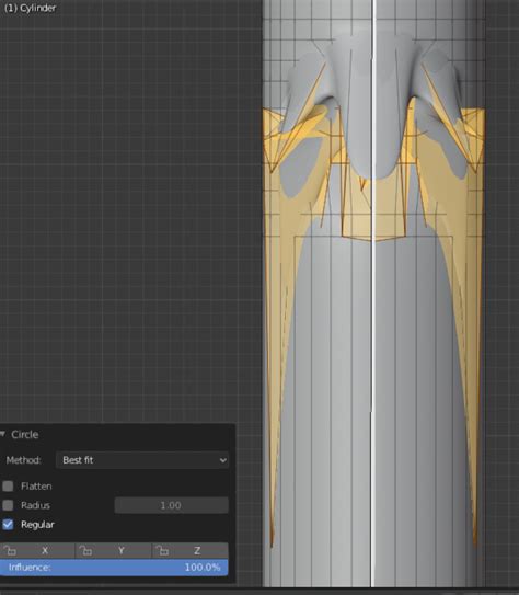 Modeling Why Isn T The Loop Tool Add On Turning The Selection Into A Circle Blender Stack