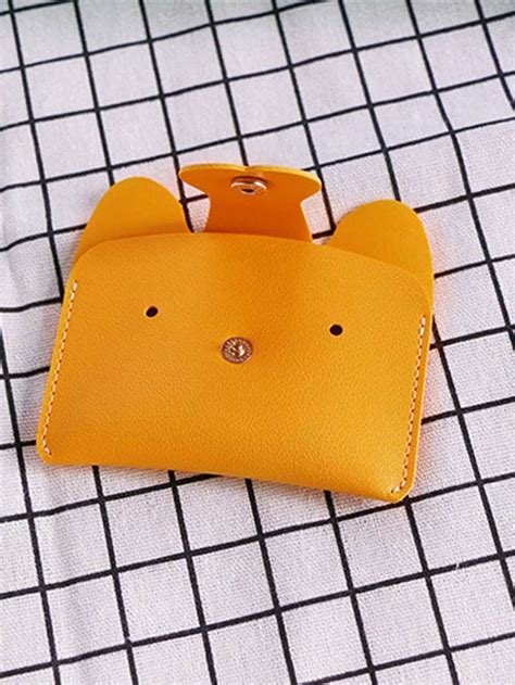 Creative Cartoon Card Holder Simple Dog And Bus Shaped Bus Pass Holder