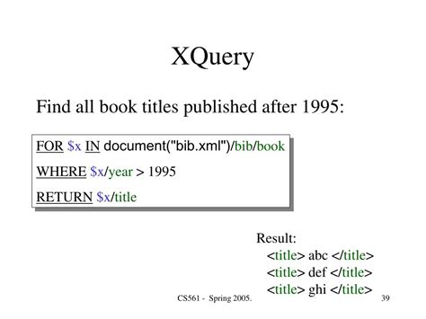 Ppt Xml Xml Schema Xpath And Xquery Powerpoint Presentation Free