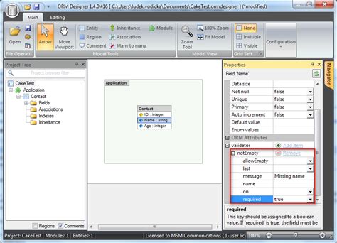 Support Of Cakephp Validators In Orm Designer Skipper The Orm