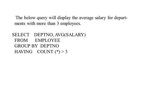 Data Retrieval With Sql Goal To Issue A Database Query Using The