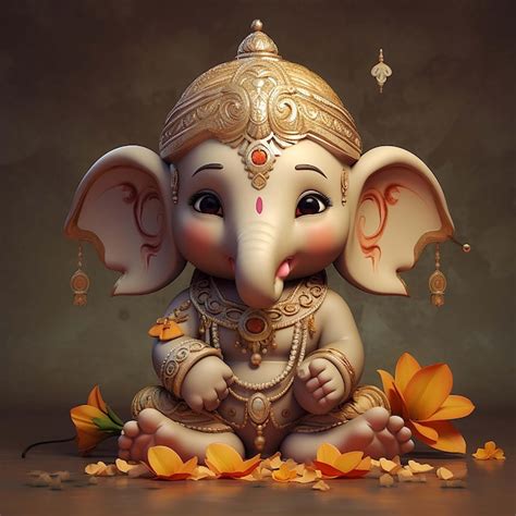 Premium Photo Cute Ganesha