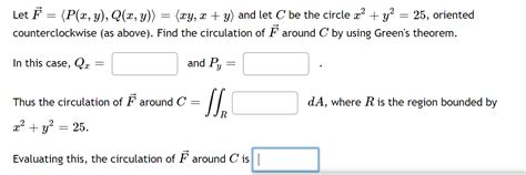 Solved Let F Pxyqxy Xyxy And Let C Be The
