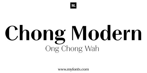 Font Chong Modern Download And Install On The Web Site
