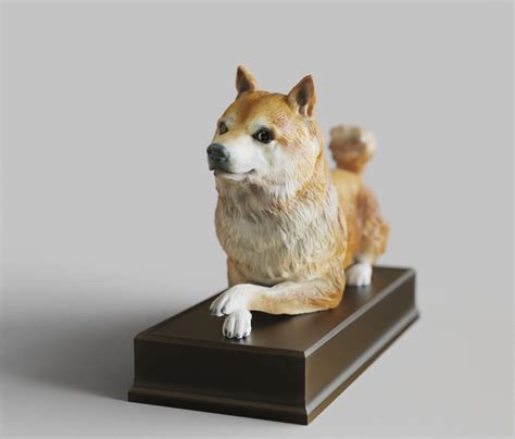 Stl File Doge Meme Shiba Inu Dogecoin Canine・3d Printing Template To