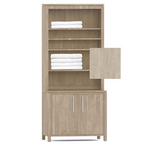 Fitness Center Towel Storage Unit Ashbee Oak Cabinets Furniture